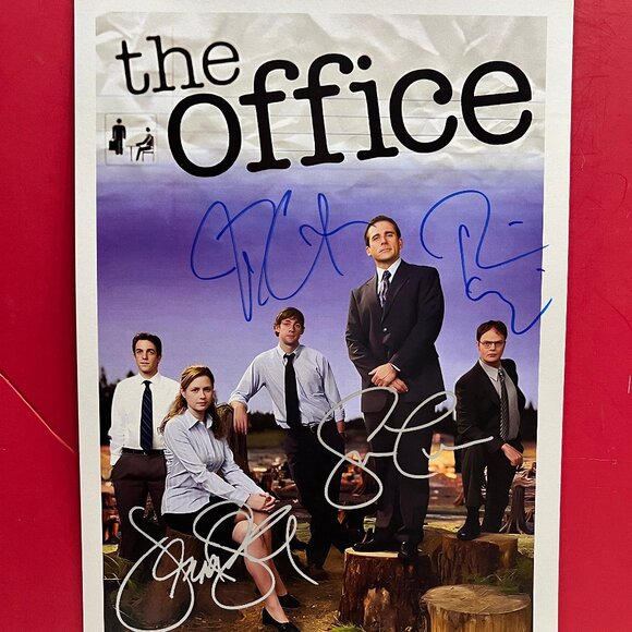 Wall Decor | Hand Signed The Office Tv Series Poster By 4 Cast ...